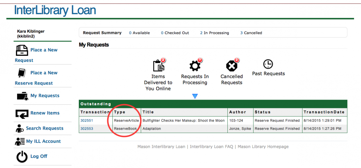 How to Place a Reserve Request | University Libraries, George Mason ...